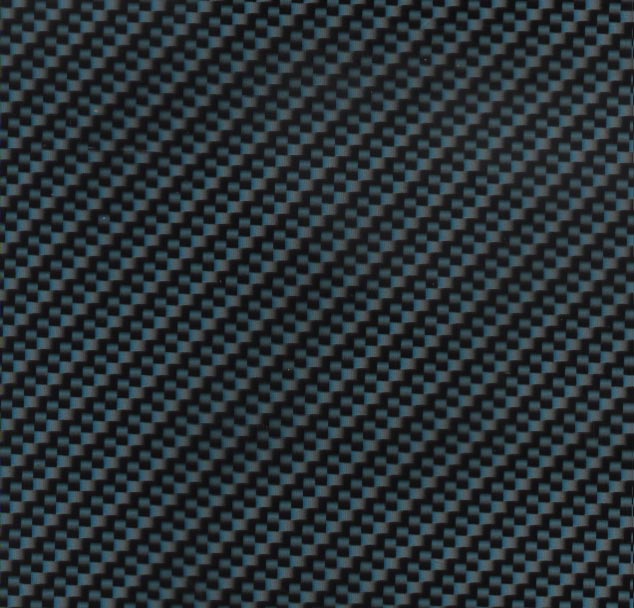Black and Blue Carbon Fiber | Liquid Concepts